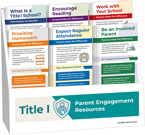 Title I Parent Engagement Resources Rack Card Display Package ...