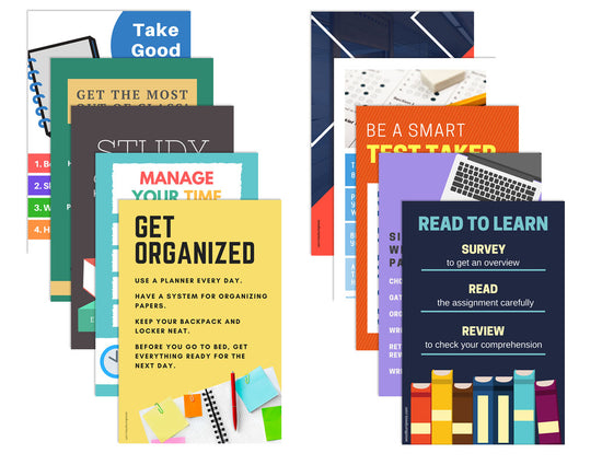Study Skills Poster Package – Woodburn Press